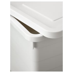 SOCKERBIT white, Box with lid, 38 x51 x30 cm - IKEA