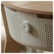 STARKVIND stained oak veneer, white, smart, table with air purifier ...