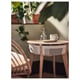 STARKVIND stained oak veneer, white, smart, table with air purifier ...