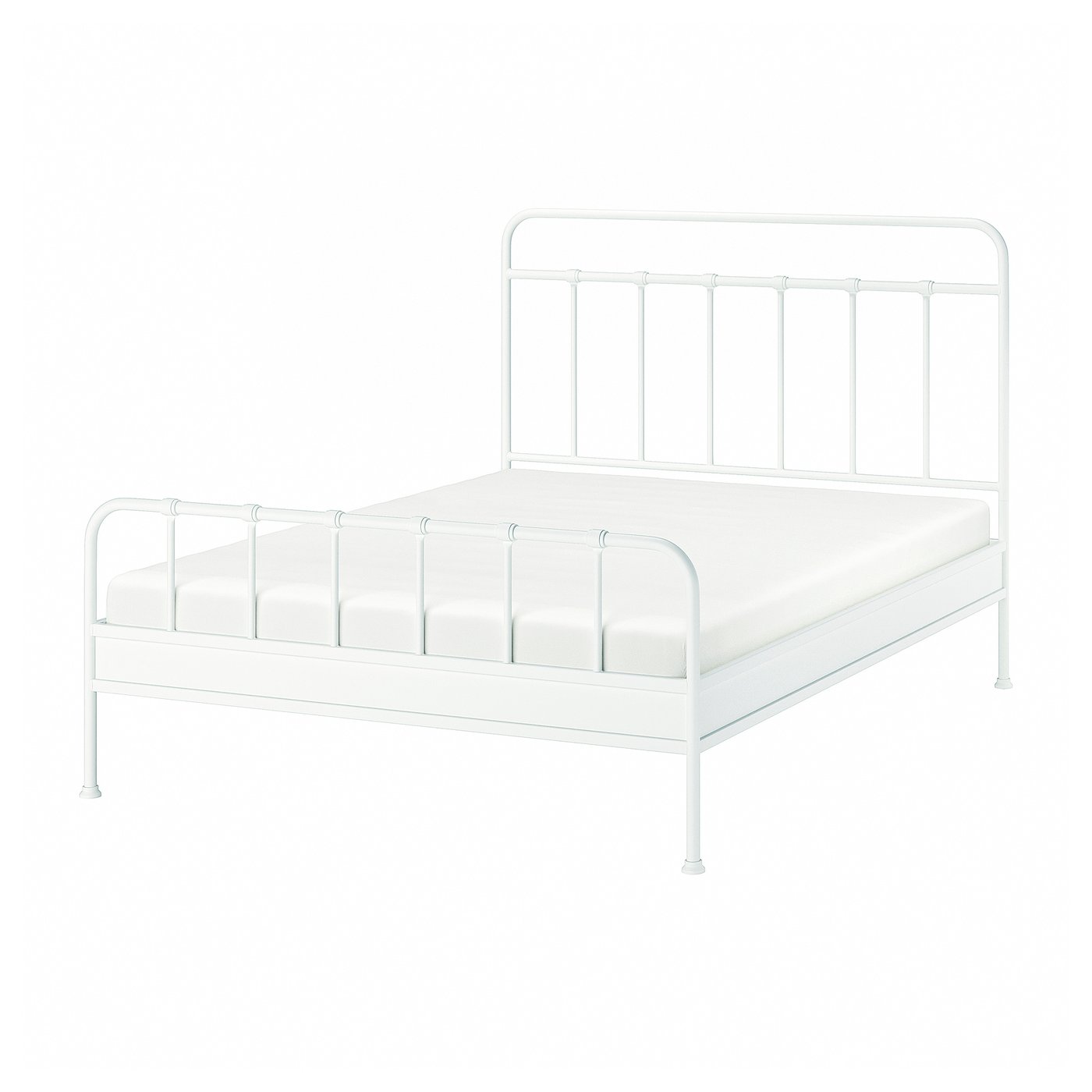 Ikea white queen bed frame store
