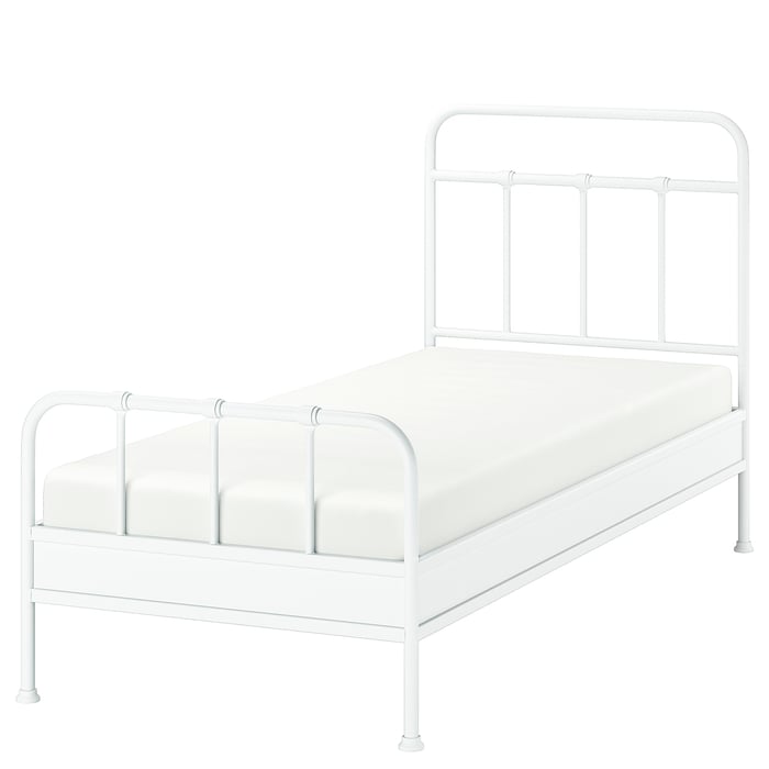 STJÄRNÖ White, single bed frame - IKEA UK
