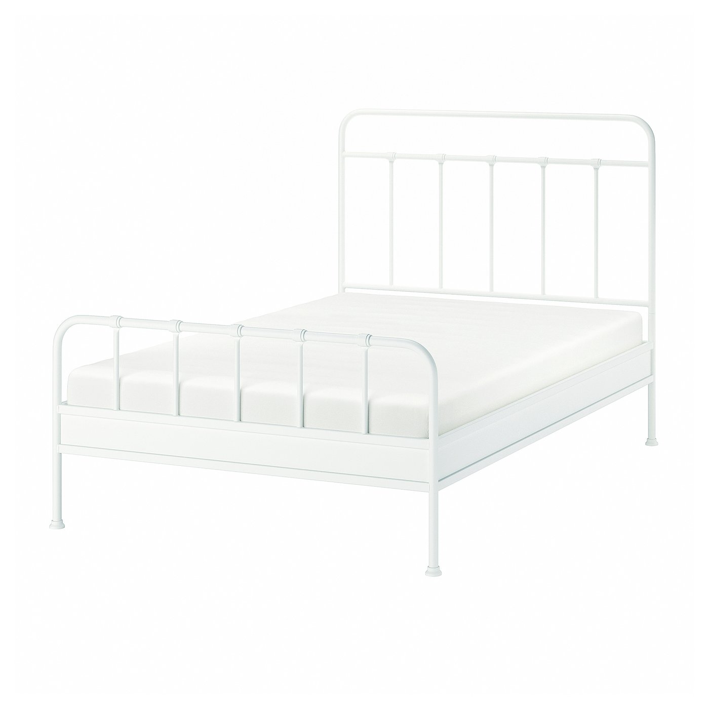 STJARNO White double bed frame IKEA