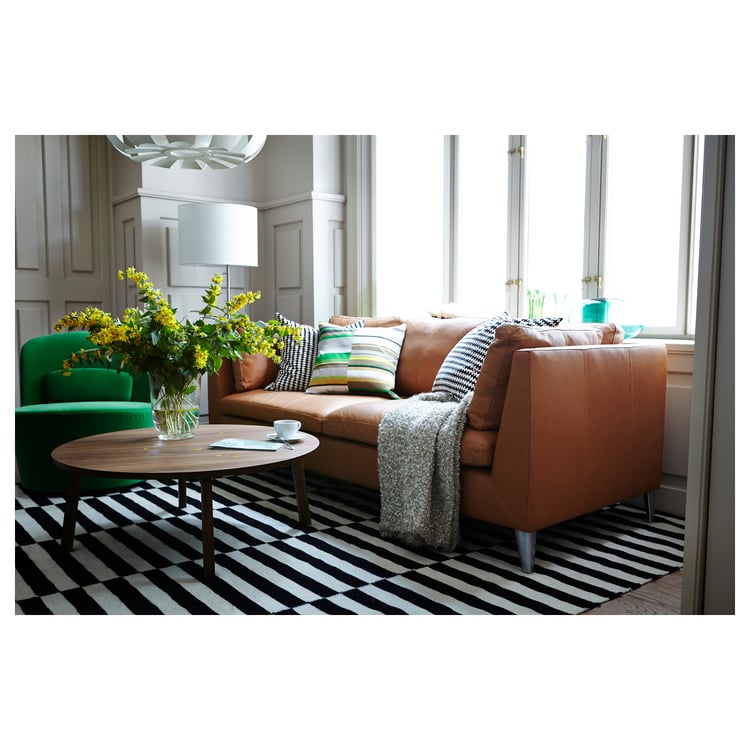 STOCKHOLM black/off-white, striped rug, 250x350 cm - IKEA