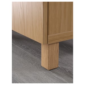 STUBBARP oak effect, Leg - IKEA