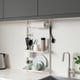 SUNNERSTA adjustable rack with hooks - IKEA UK
