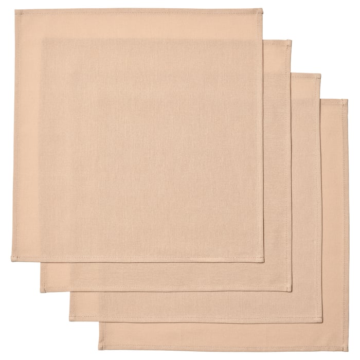 SVARTSENAP napkin, beige, 35x35 cm - IKEA UK