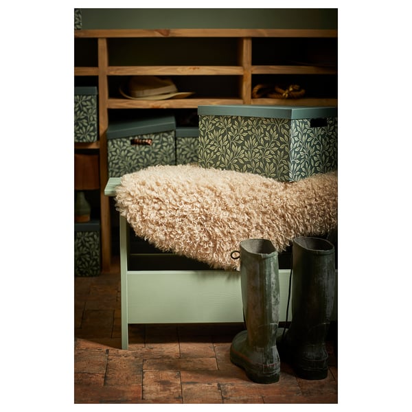 SVINDINGE beige, faux sheepskin rug, 55x85 cm - IKEA