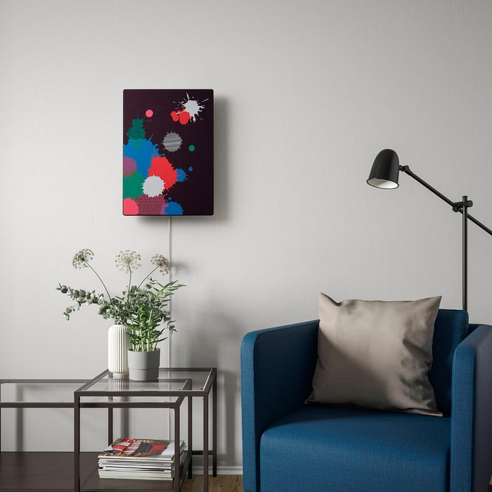 SYMFONISK Picture frame with WiFi speaker, black/smart - IKEA