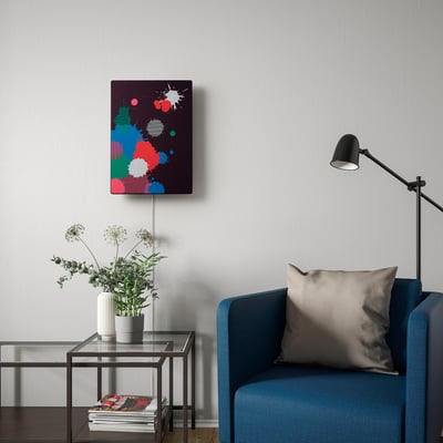 SYMFONISK Picture frame with WiFi speaker, black/smart - IKEA