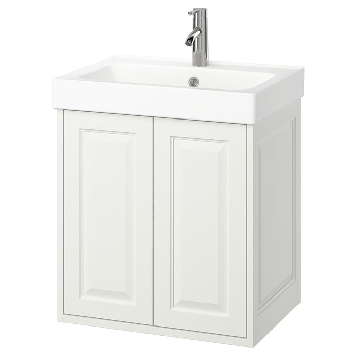 TÄNNFORSEN / ORRSJÖN wash-stnd w drs/deep wash-basin/tap, white ...