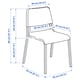 TEODORES white, dining chair - IKEA UK