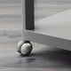 TINGBY grey, side table on castors, 50x50 cm - IKEA UK