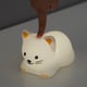 TÖVÄDER cat LED night light, battery-operated - IKEA UK