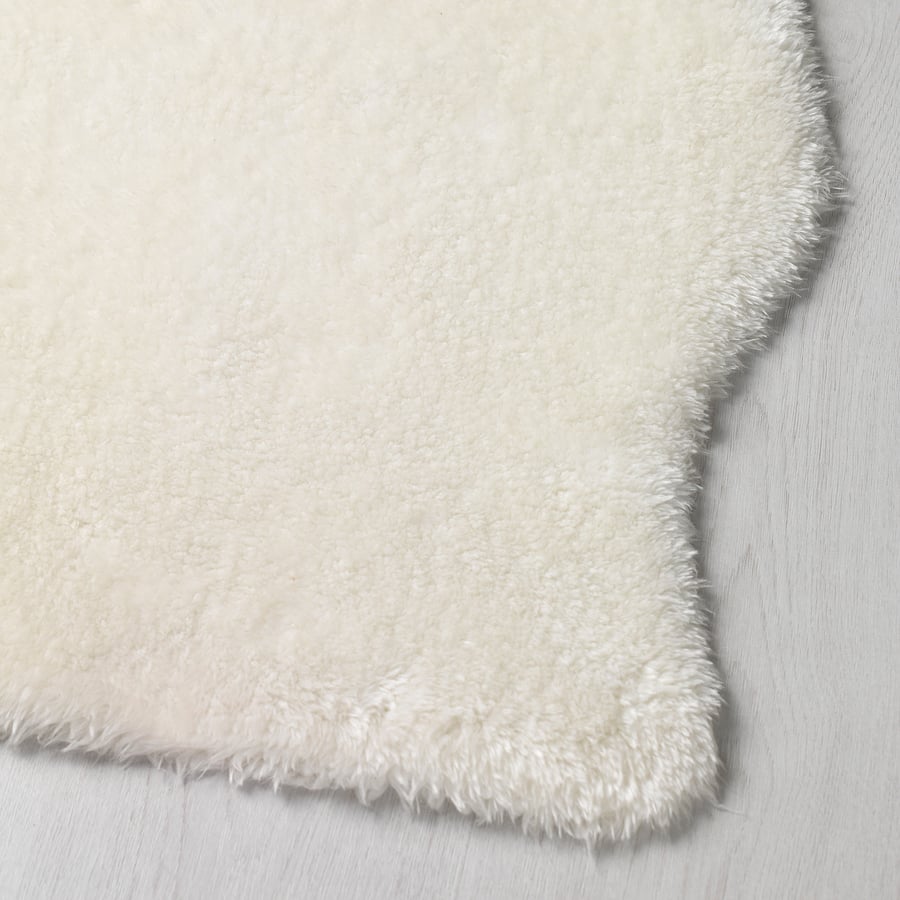TOFTLUND white, faux sheepskin rug, 55x85 cm - IKEA UK