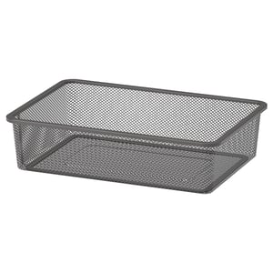 TROFAST Mesh storage box, dark grey, 42x30x10 cm - IKEA