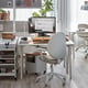 TROTTEN desk, white, 120x70 cm - IKEA UK