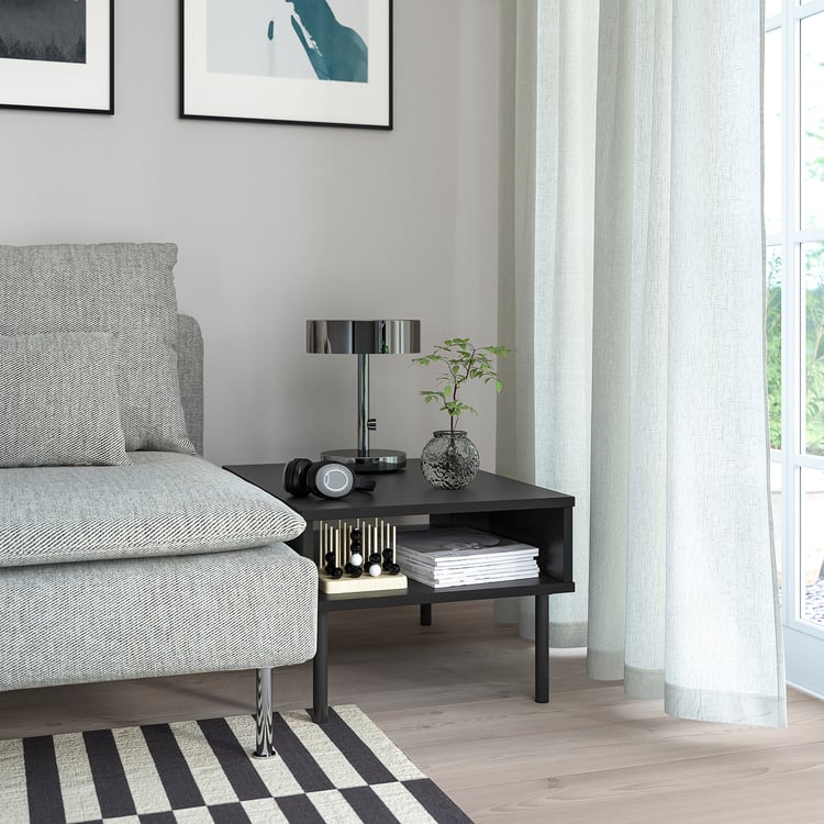 TUNSTA side table, anthracite, 70x50 cm - IKEA UK