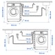 TVÄTTAD integrated washing machine, white - IKEA UK
