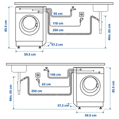 UDDARP washing machine, 7 kg - IKEA UK