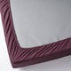 ULLVIDE Deep Red Single Fitted Sheet - IKEA UK