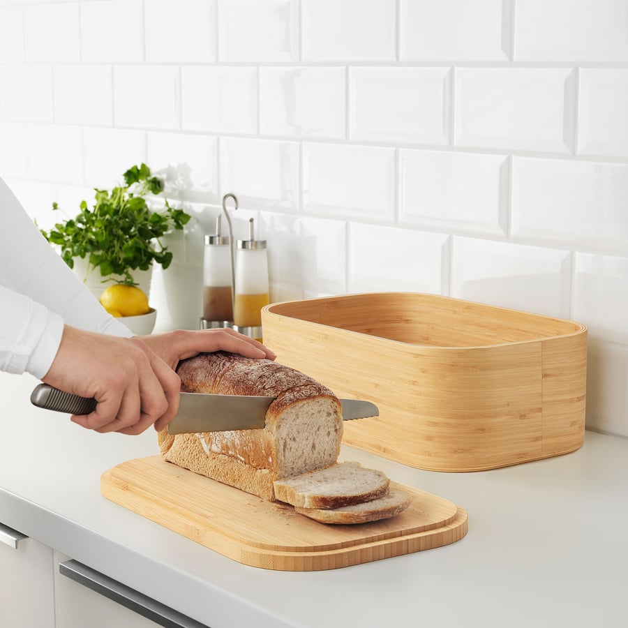 UPPSKATTNING bread bin, bamboo veneer - IKEA UK