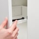 UTRUSTA lock for kitchen drawers/cabinets, black - IKEA UK