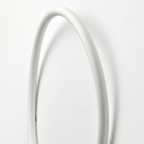 VARMBLIXT white metal/circle, LED wall lamp - IKEA UK