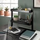 VATTENKAR desktop shelf, black, 49x15 cm - IKEA UK
