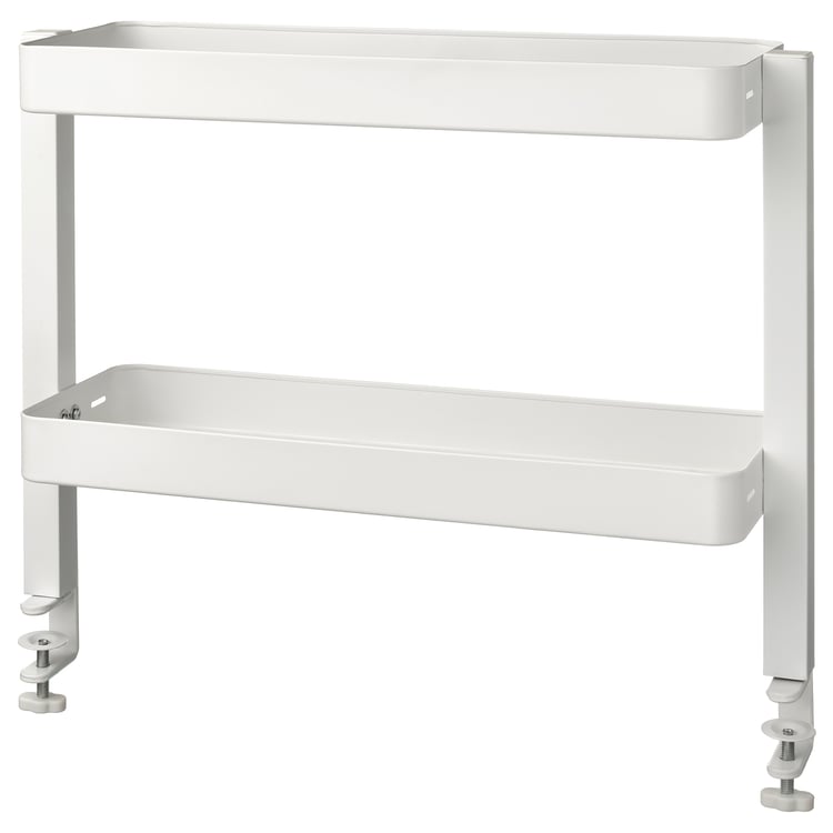 VATTENKAR desktop shelf, white, 49x15 cm - IKEA UK