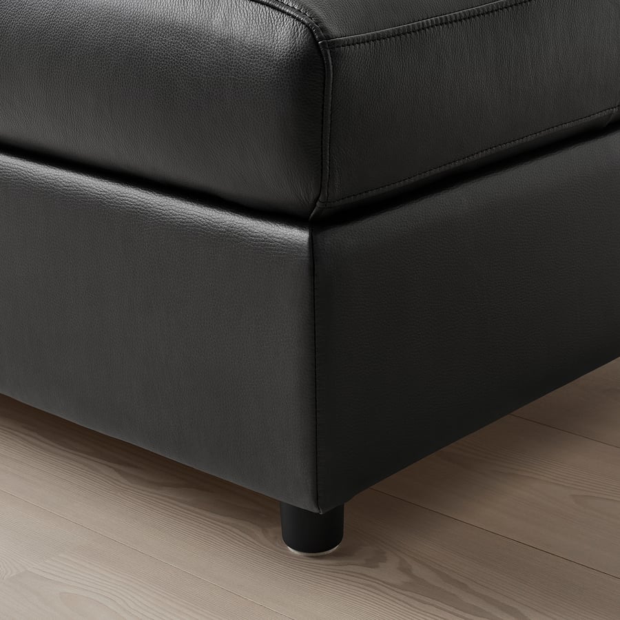 VIMLE 3 seater sofa, Grann/Bomstad black leather - IKEA UK