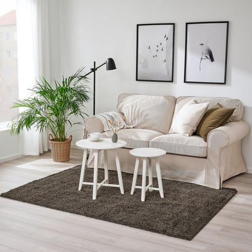 VINDEBÄK grey-brown, rug, 133x195 cm - IKEA UK