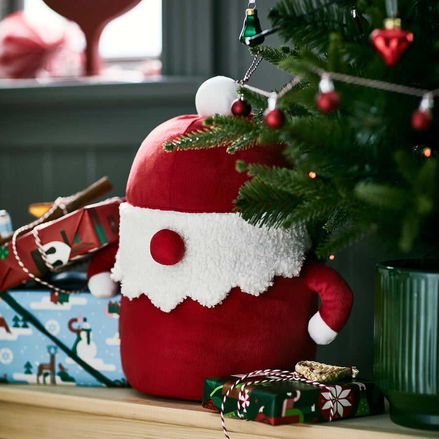 VINTERFINT Christmas decoration, Santa Claus red, 35 cm - IKEA UK
