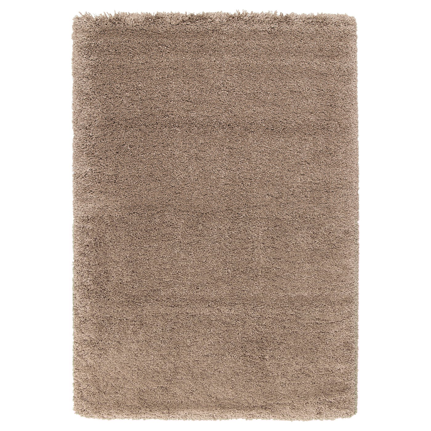 VOLLERSLEV rug, high pile, beige, 133x195 cm - IKEA UK