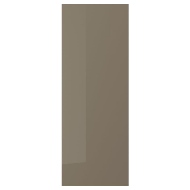VOXTORP cover panel, high-gloss dark grey-brown, 39x106 cm - IKEA UK