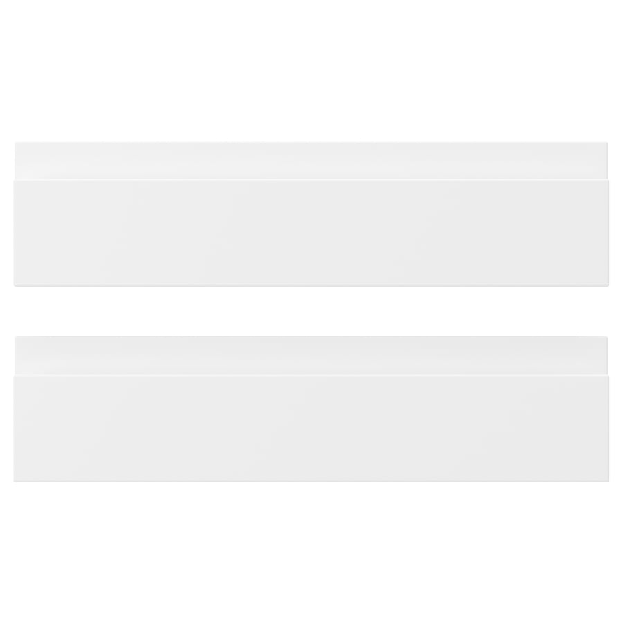 VOXTORP matt white, drawer front, 40x10 cm - IKEA UK