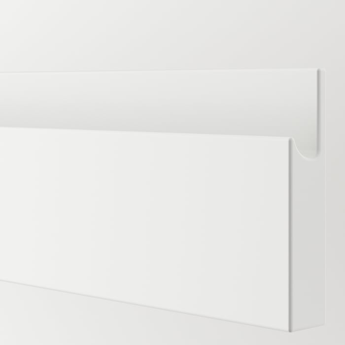 VOXTORP matt white, drawer front, 40x10 cm - IKEA UK