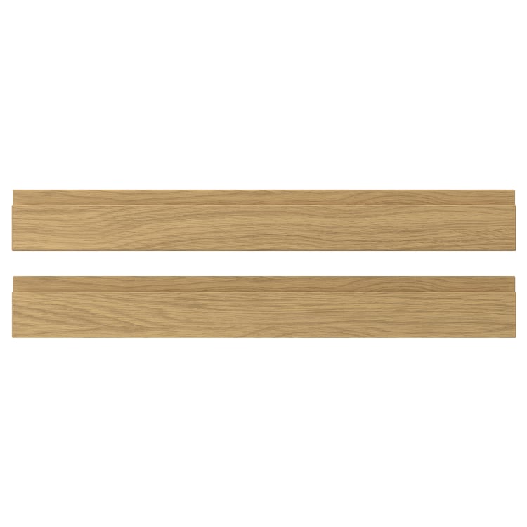 VOXTORP drawer front, oak effect, 80x10 cm - IKEA UK