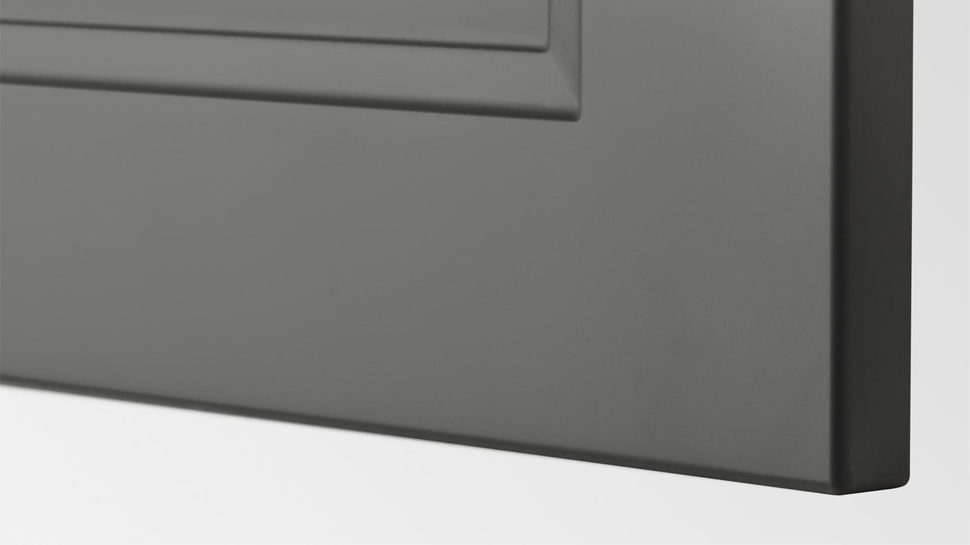 AXSTAD Dark Grey Shaker Doors Fronts - METOD Kitchens - IKEA Norway
