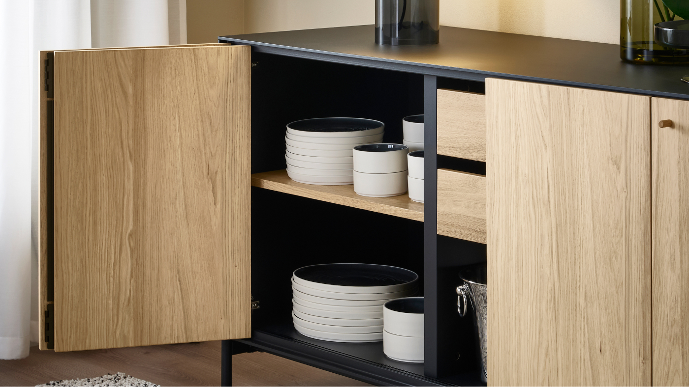 BOASTAD Metal & Wood Storage Furniture - IKEA