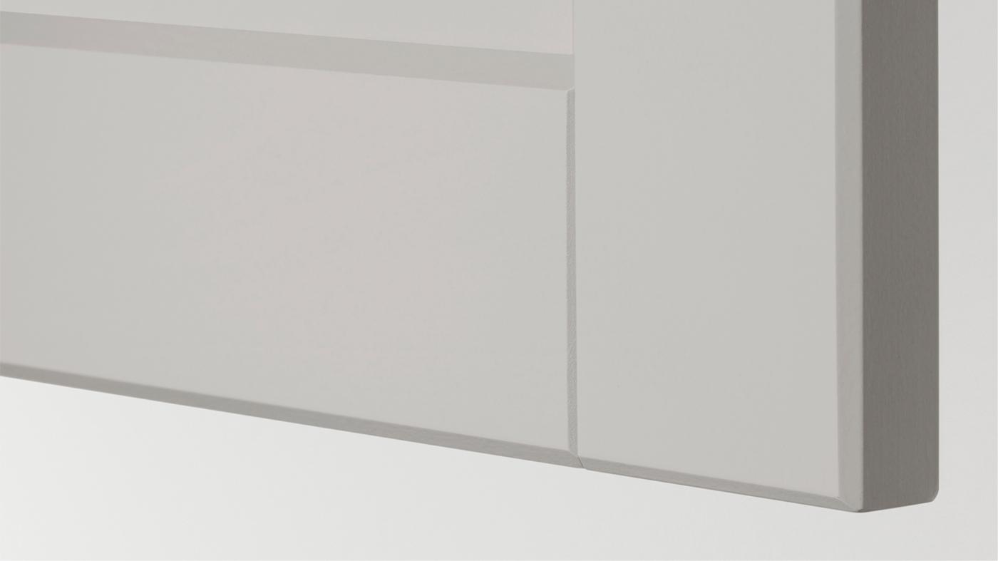 Light-Grey Timber Fronts for a Soft, Classic Kitchen - IKEA