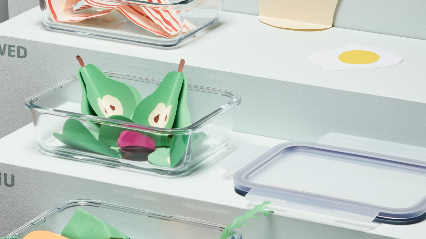 Mix & Match Food Containers & Lids - IKEA UK
