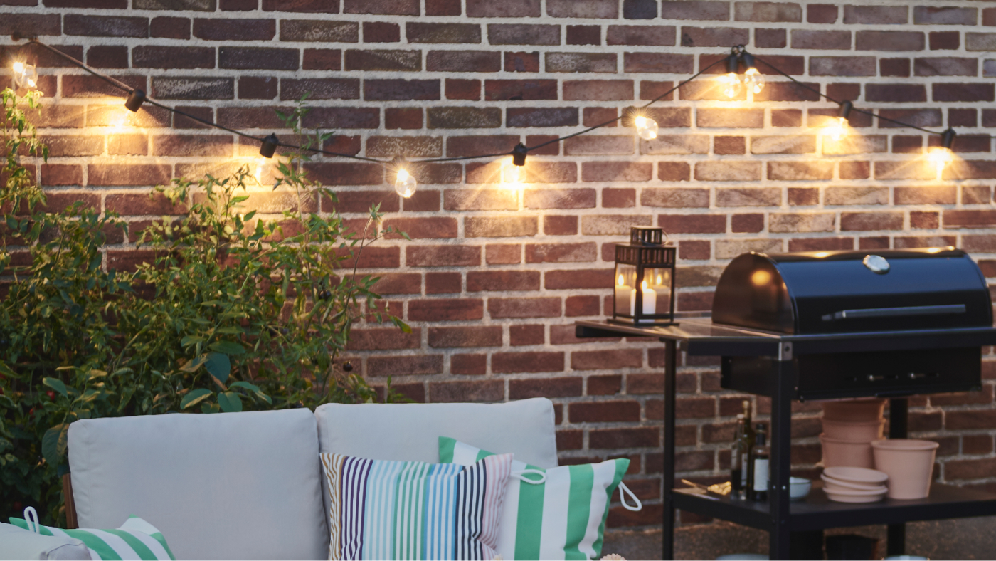 Outdoor Fairy Lights - Festoon Lights - Garden String Lights - IKEA UK