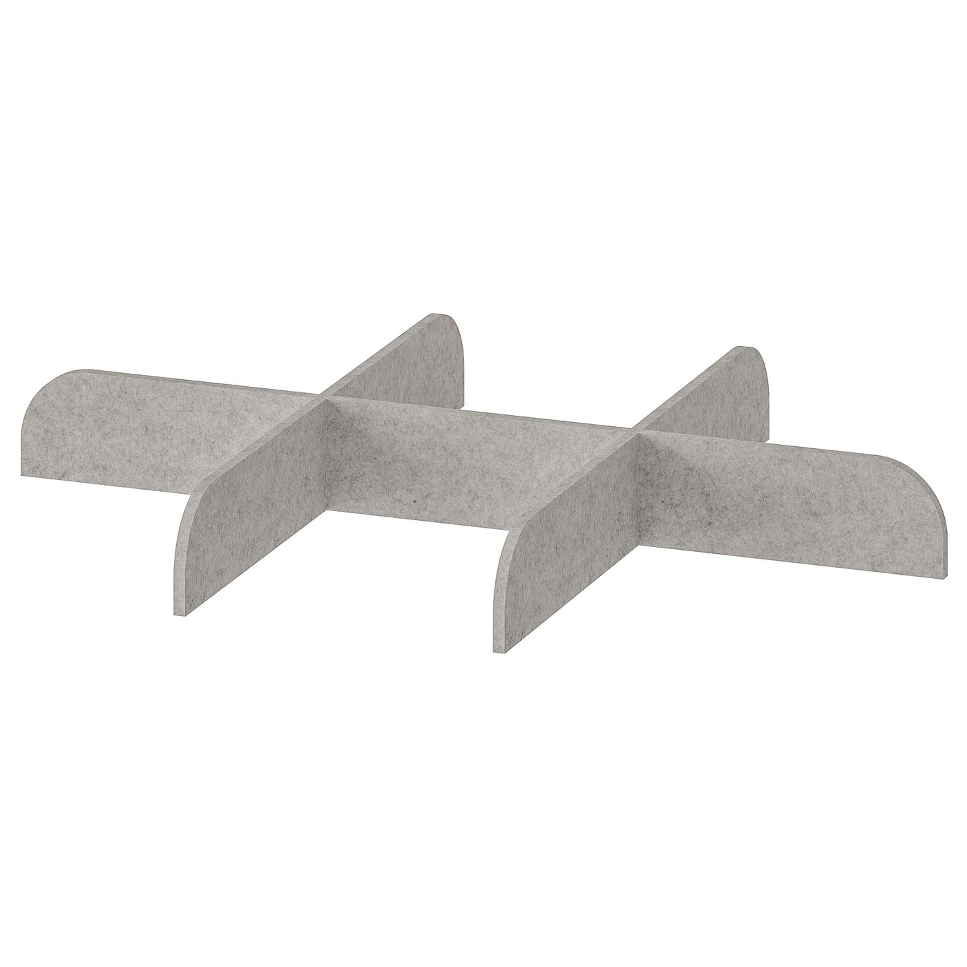 KOMPLEMENT razdjelnik za izvlač uložak, svijetlo siva, 50x35 cm - IKEA