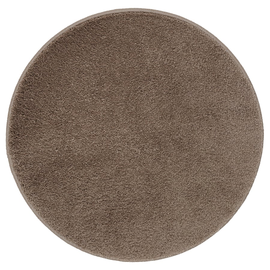 BACKMÅRA bath mat, beige round, 55 cm - IKEA Ireland