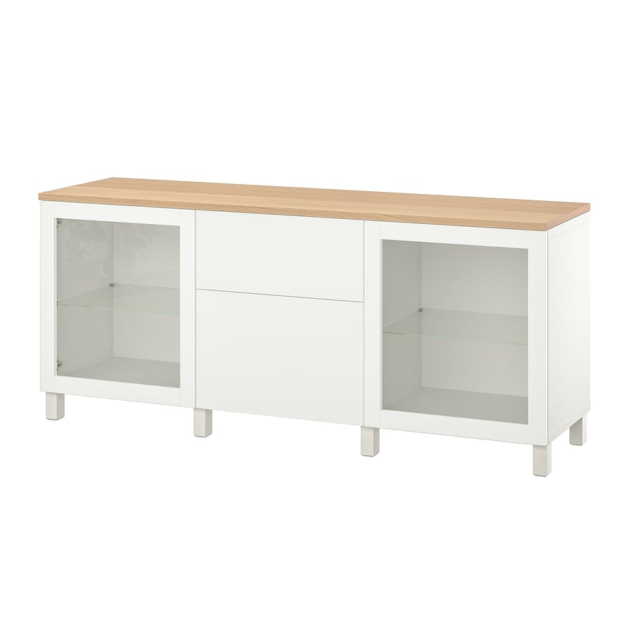 BESTÅ storage combination with drawers, Sindvik white/Lappviken ...