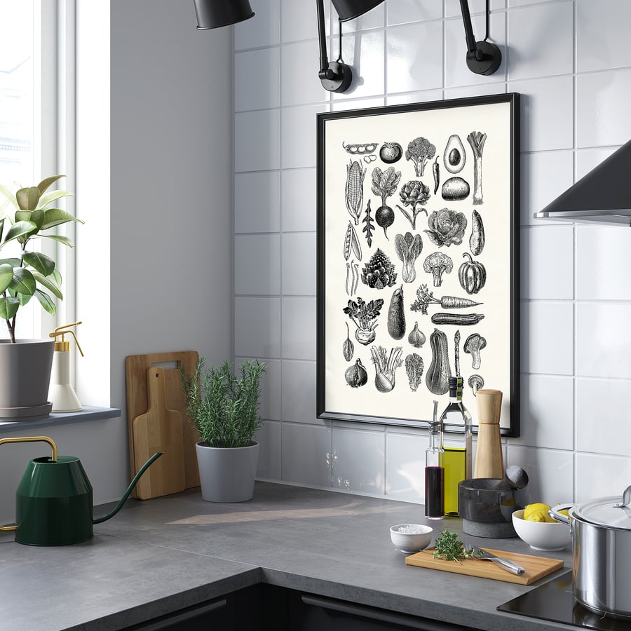 BILD poster, various vegetables, 50x70 cm - IKEA Ireland
