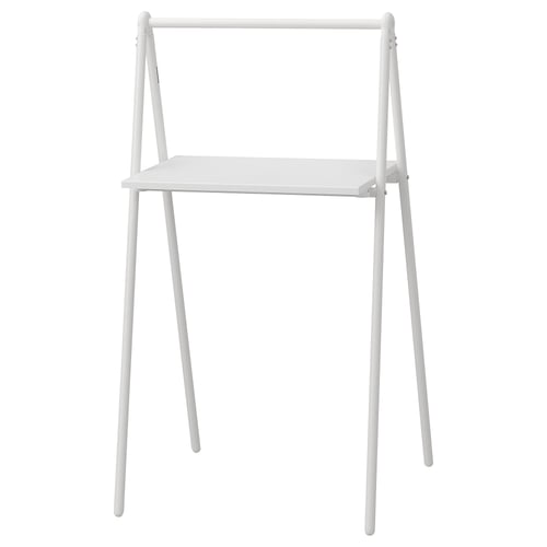 BJÖRKÅSEN folding table, white, 59x35 cm - IKEA Ireland