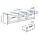 BRIMNES TV storage combination, black, 274x41x190 cm - IKEA Ireland