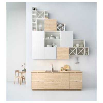EKBACKEN ash effect, laminate, custom made worktop, 45.1-63.5x2.8 cm ...