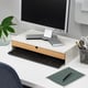ELLOVEN monitor stand with drawer, white - IKEA Ireland